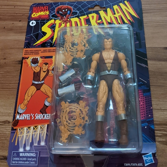 Hasbro | Toys | Marvel Legends Retro Spiderman Shocker Wth Vibroshock ...